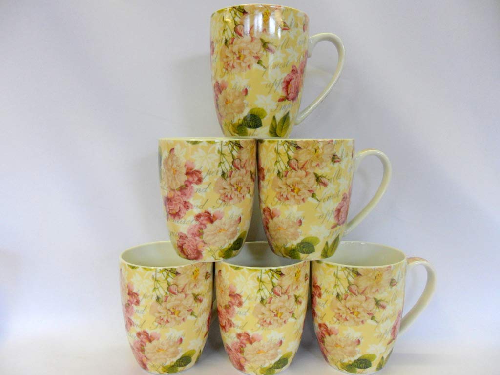 Heron Cross Pottery Abbeydale Collection Set Of 6 Aspen China ...