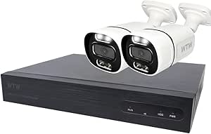 Amazon.co.jp: WTW 塚本無線 4K XPoE防犯灯カメラ白2台HDD2TBセット 4ch 屋外 家庭用 スマホ 遠隔監視 : DIY・工具・ガーデン
