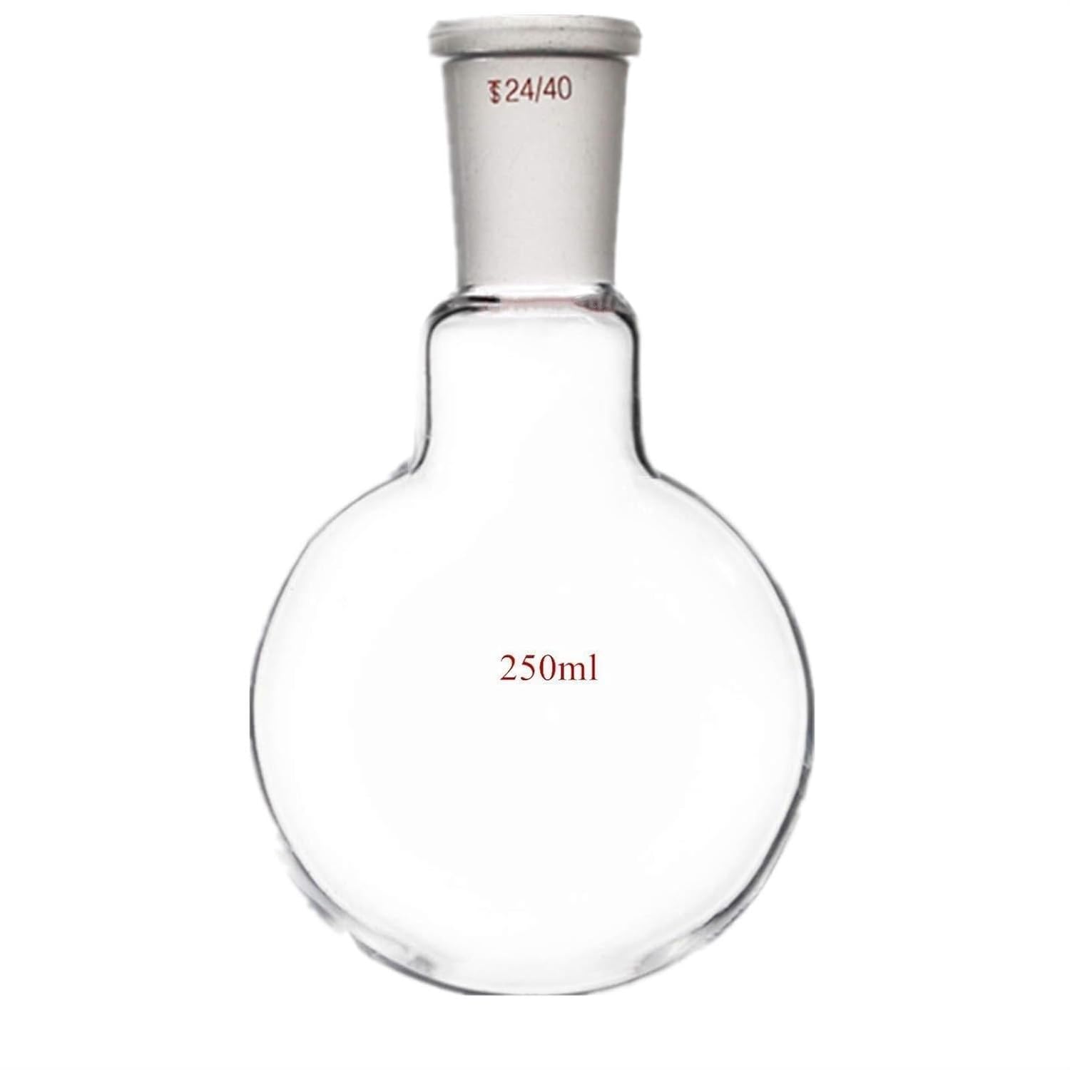 Lab Flask 250ml,24/40,1-Neck,Round Bottom Glass Flask,Single Neck,Lab ...