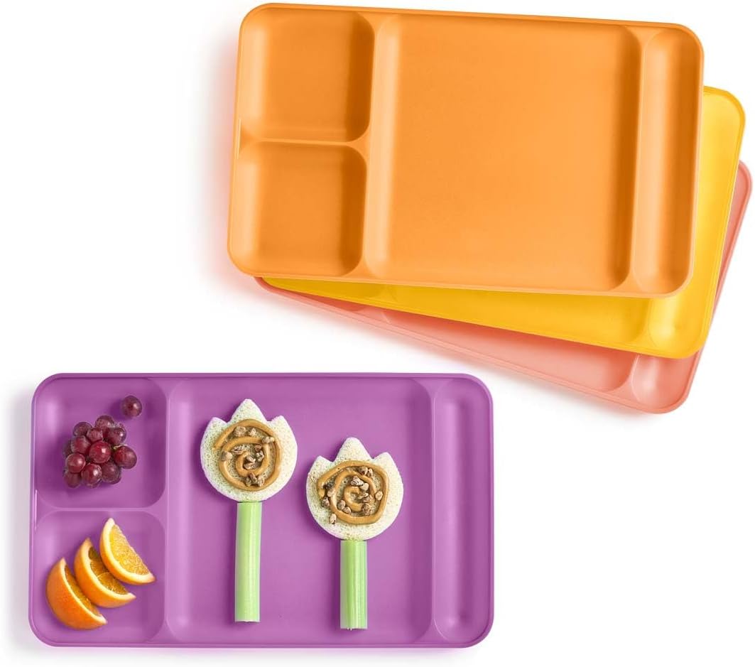 Amazon.com | Tupperware Impressions Dining Tray Set of Four: Tupperware ...