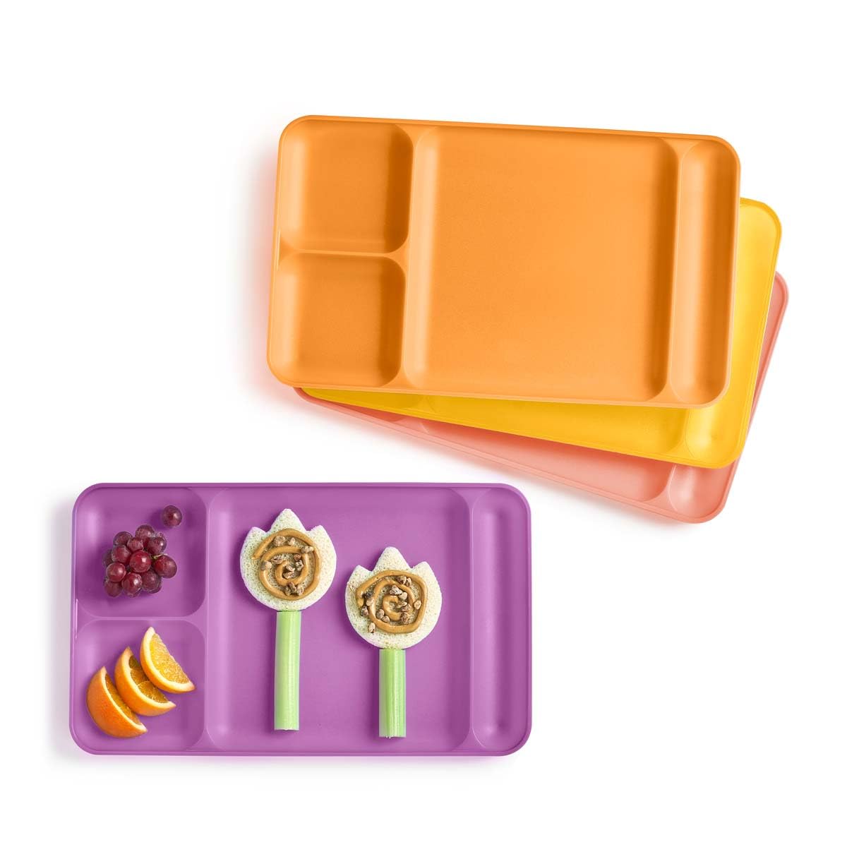 Amazon.com | Tupperware Impressions Dining Tray Set of Four: Tupperware ...