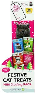 Christmas Cat Treat Mini Cute Stockings Pack | Festive Cat Sweets From ...