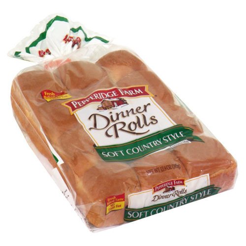 Amazon.com: Pepperidge Farm Soft Country Style Dinner Rolls, 13.9 Oz ...