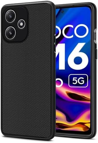 SHINESTAR Soft Silicone Frosted Air Dotted Case Cover Poco M6 Pro 5G ...