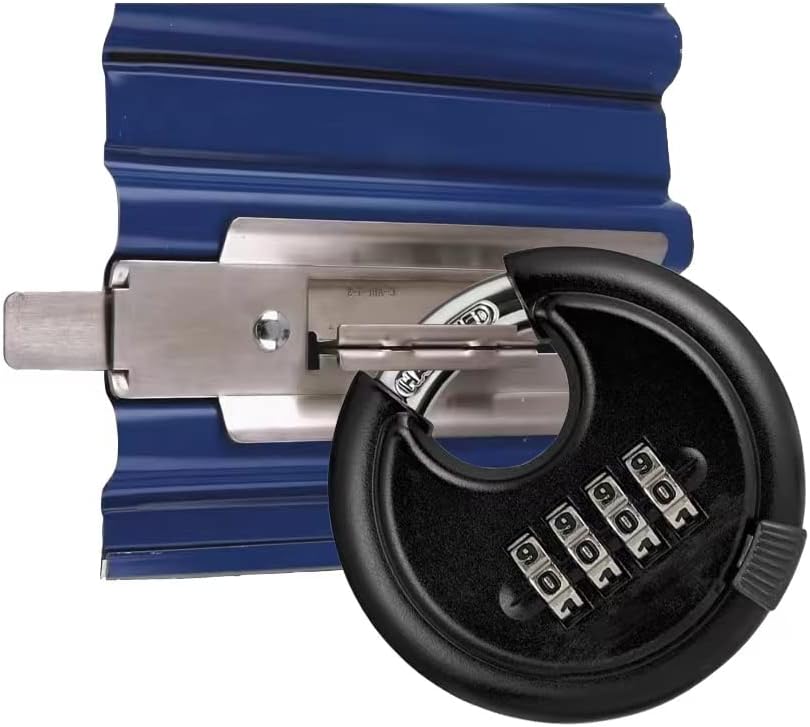 DAYGOS Combination Disc Padlocks for Outdoor - Heavy Duty 4 Digit Code ...