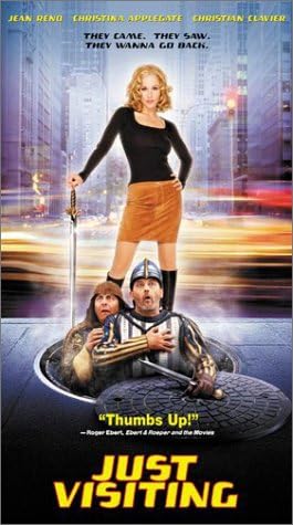 Amazon.com: Just Visiting [VHS] : Jean Reno, Christina Applegate ...