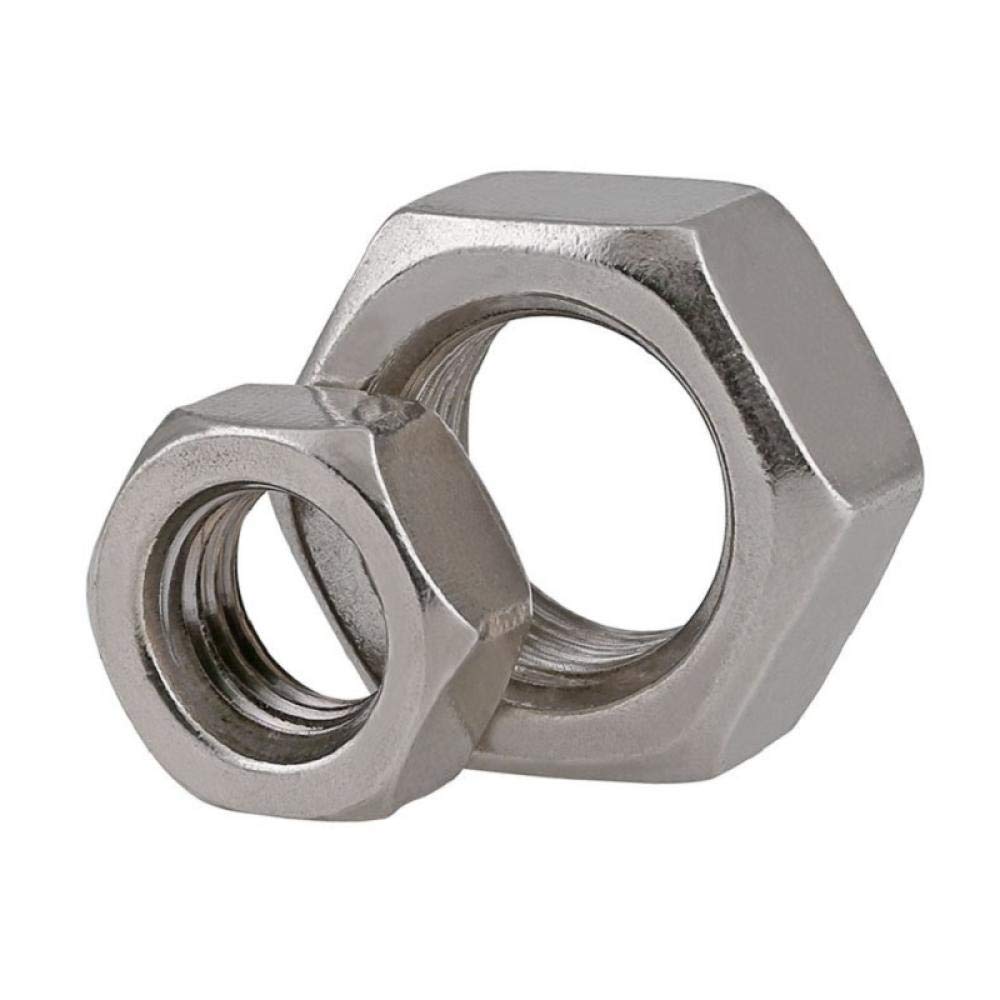 304 Stainless Steel, hex fine Tooth nut, Young Tooth nut-M4 * 0.5 Teeth ...