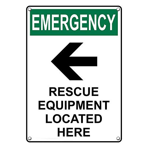 Amazon.com: Weatherproof Plastic Vertical OSHA Emergency Rescue ...