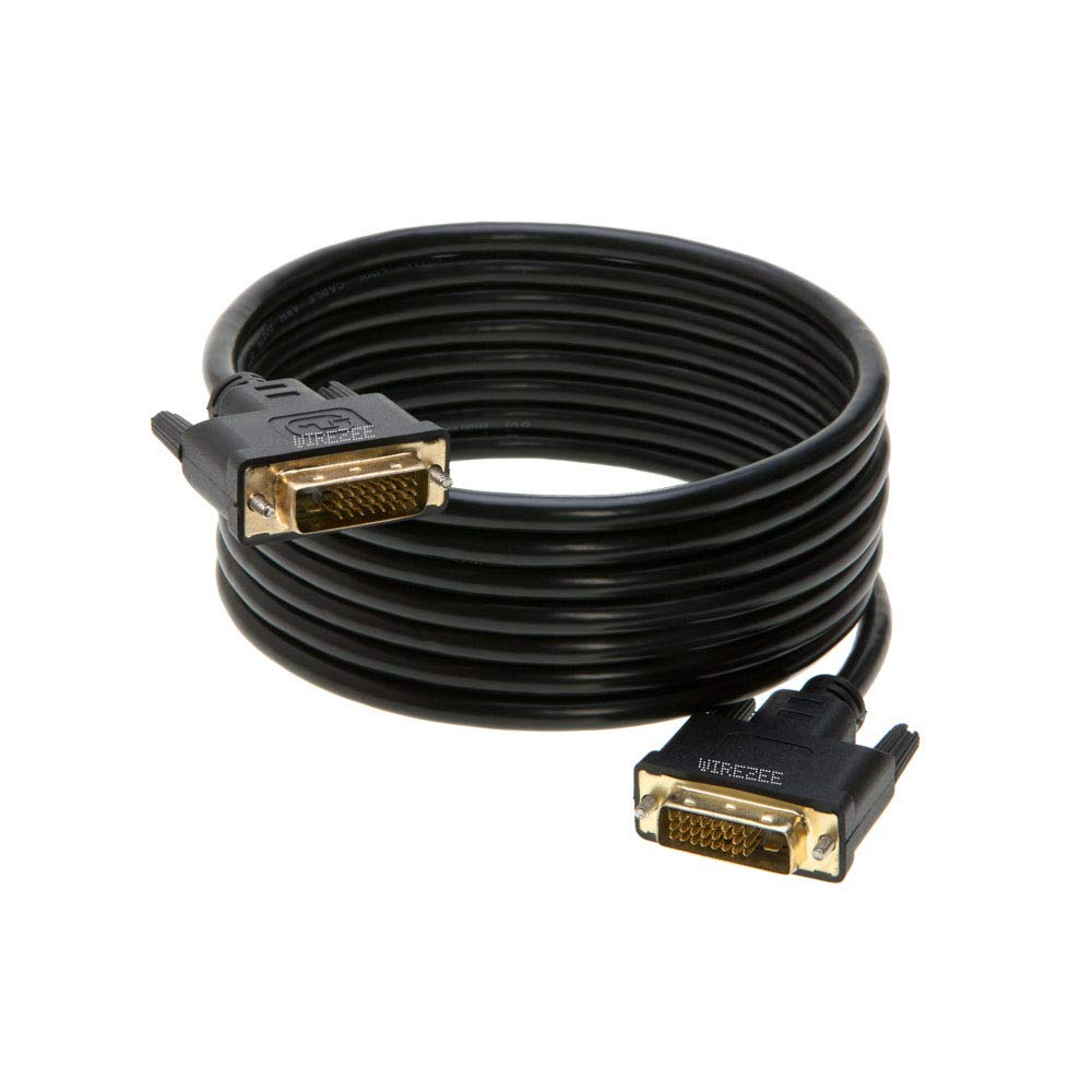 Amazon.com: DVI-D Cable Dual Link DVI to DVI Male Wire 24+1 Pin 3ft 6ft ...