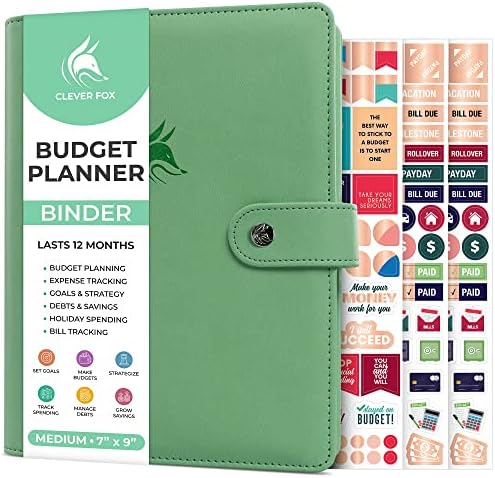 Clever Fox Budget Planner Binder – Monthly Financial Organizer Book ...