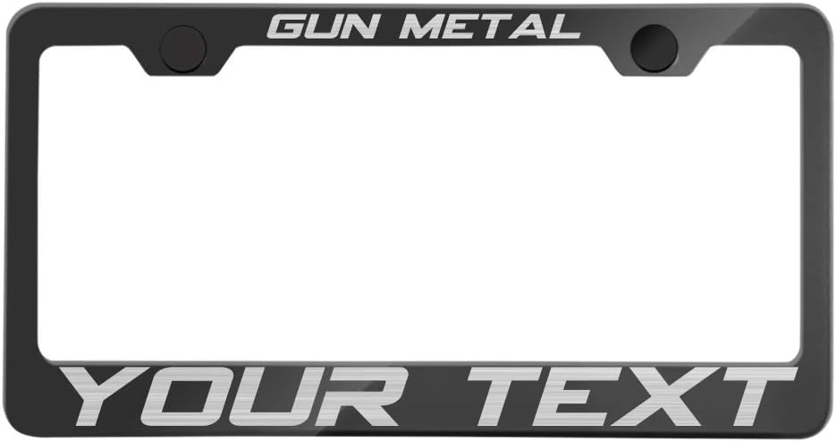 Amazon.com: UFRAME Laser Engraving Customized Electroplating Gun Metal ...
