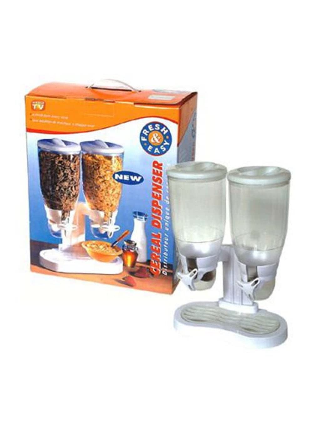 Buy Dubai Gallery Double-Container Dry-Food Dispenser, Sliding Trays ...