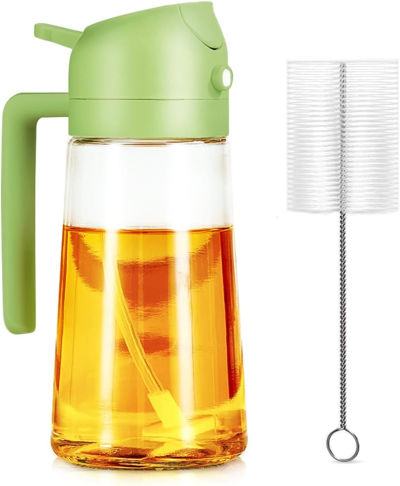 Amazon.com: Leaflai Oil Spray Bottle, 470 ml/16 oz Oil Spray and Oil ...