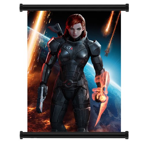 Amazon.com: Mass Effect 3 Game Fabric Wall Scroll Poster (31"x45 ...