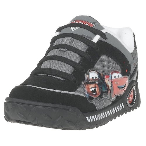 Buy Disney Cars Little Kid Lightning & Mader Chex Skate Sneaker,Black ...
