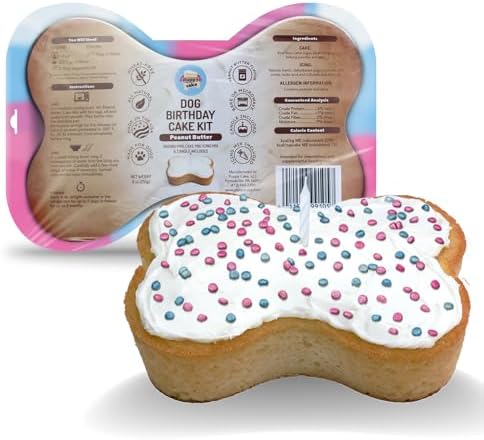 Amazon.com: Puppy Cake Dog Birthday Cake Kit – Cake Mix, Icing Mix ...