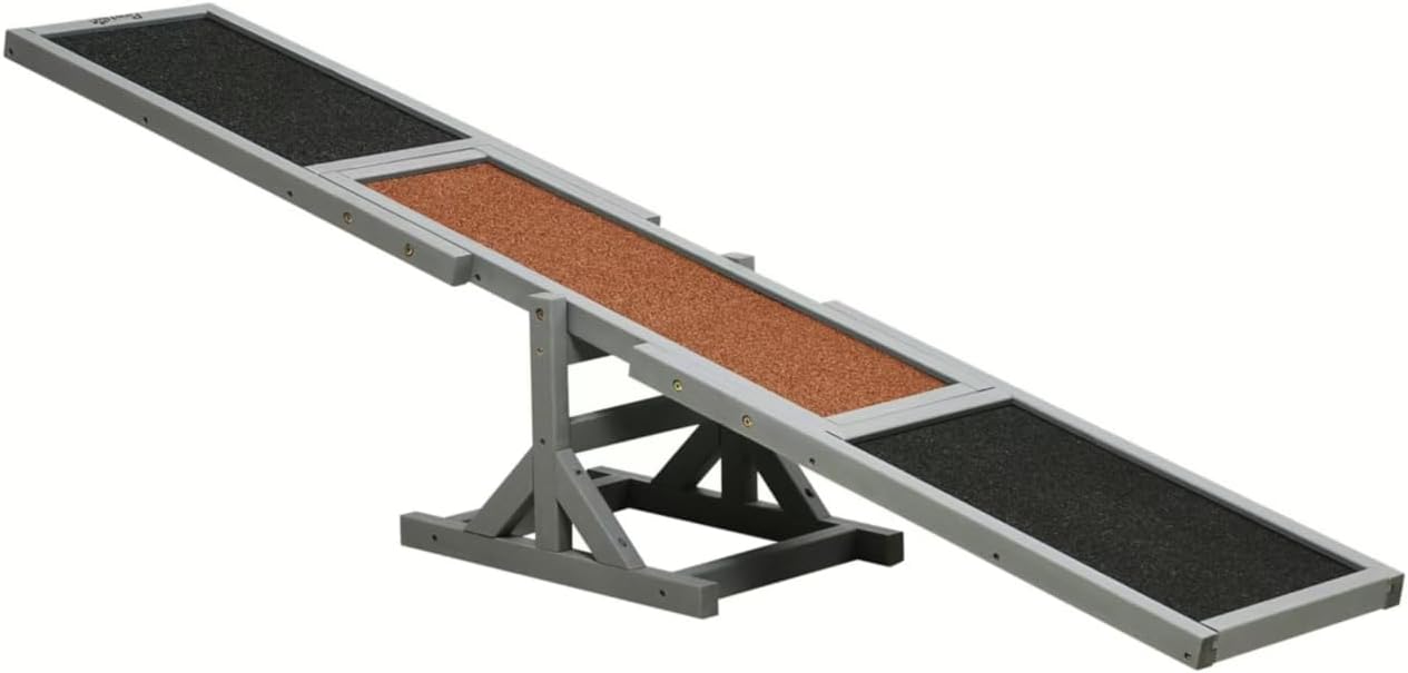 Amazon.com : 71" Wooden Dog Agility Seesaw for Training and Exercise ...