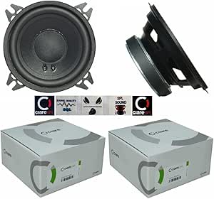 KIT SET PER CIARE CW100Z 2 woofer altoparlanti diffusori 10 cm 100 mm 4" 40 watt rms 80 watt max ...