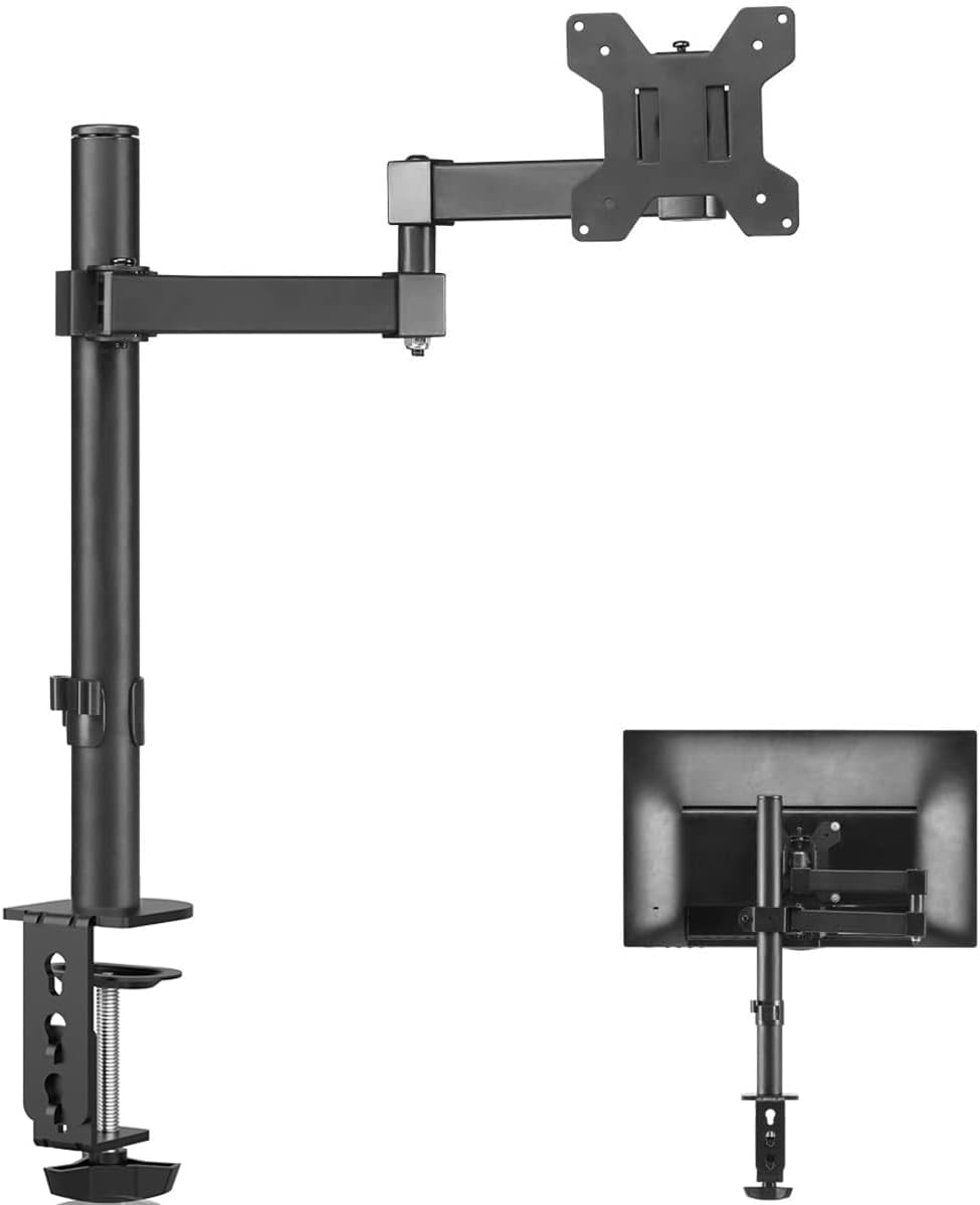 VIVO Single Monitor Arm Desk Mount, for Screens up to 32 inch and 38 ...