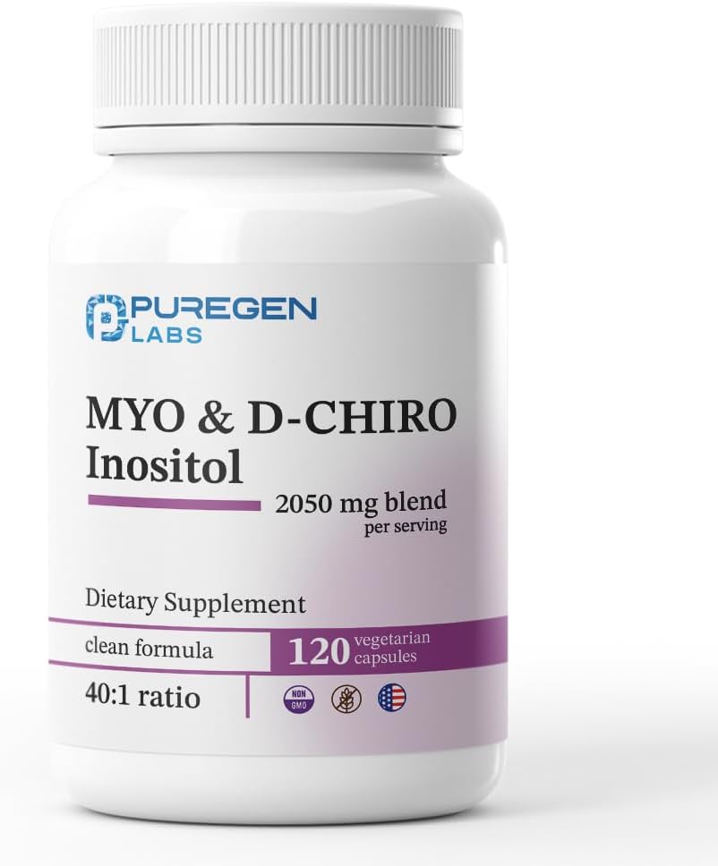 Amazon.com: Puregen Labs Inositol Supplement | Myo Inositol & D-Chiro ...