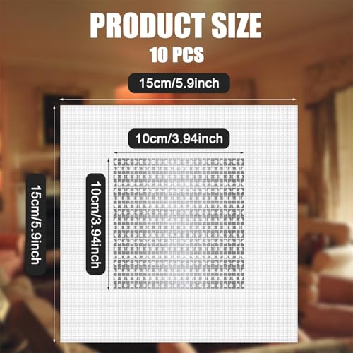 10pcs Drywall Patches, 4x4 Inch Self Adhesive Wall Hole Repair Patches ...