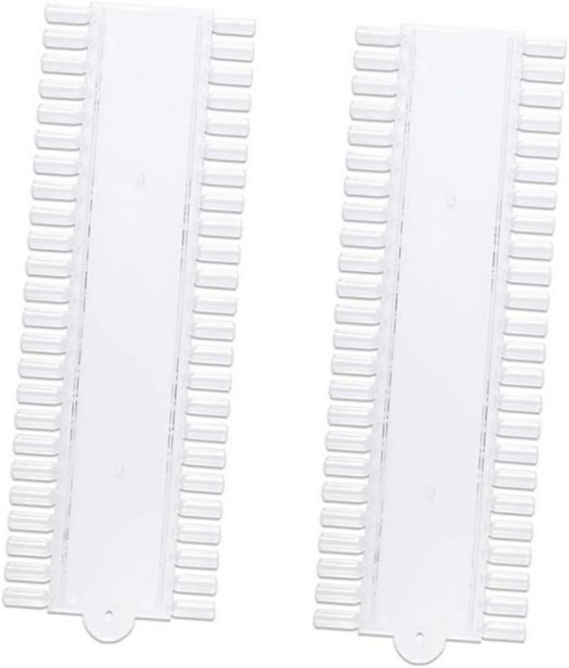 Amazon.com: 6 Sets 216 Tips Nail Color Swatch, Double Layer Tips Clear ...