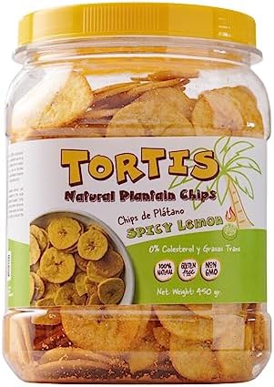 Amazon.com: TORTIS Natural Plantain Chips, Healthy Snacks, Non-GMO ...