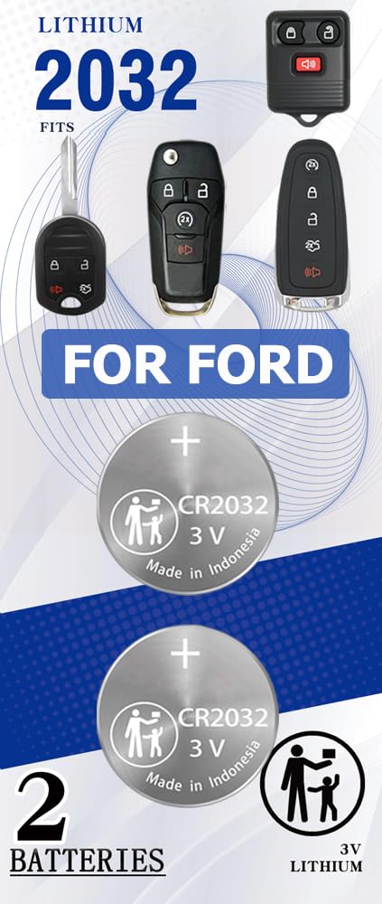 Amazon.com: Key Fob Replacement Batteries for Ford F150 Escape Focus ...