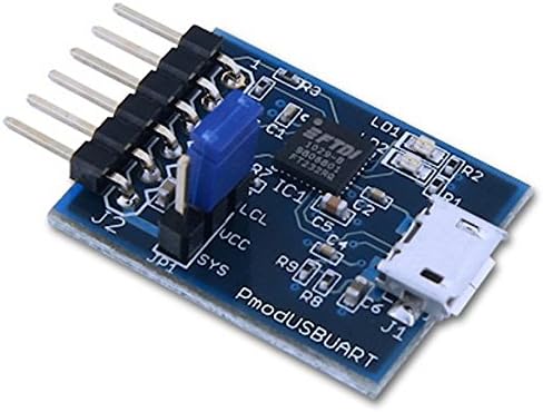 Amazon.com: Digilent Pmod USBUART: USB to UART Interface : Electronics