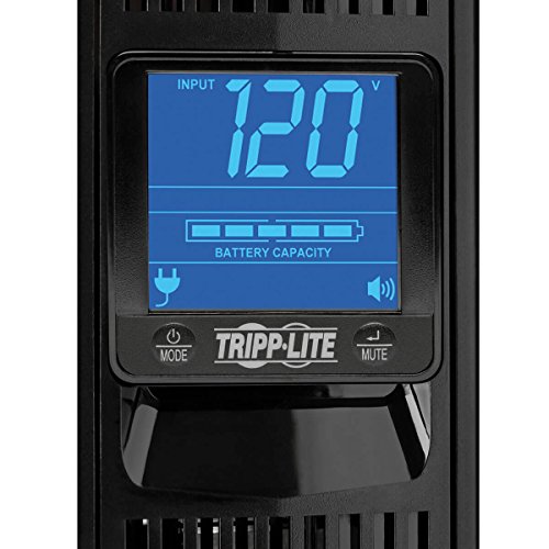 Tripp Lite SMART1500LCDXL 1500VA Smart UPS Back Up, 900W Rack-Mount ...