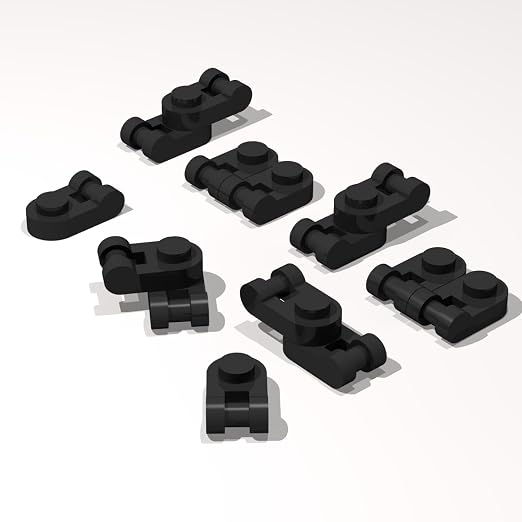 Amazon.com: Classic Building Plate Bulk, Special 1x1 Rounded with ...