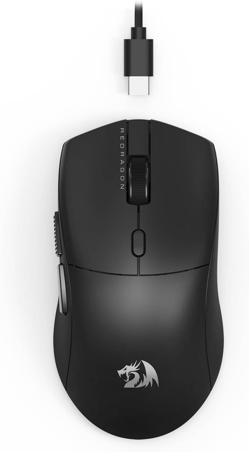 Amazon.com: Redragon Gaming Mouse, 44G Ultra-Light 8K Polling Rate ...