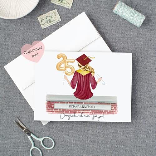 Amazon.com: Personalized Graduation Card for Her Class of 2025, Custom ...