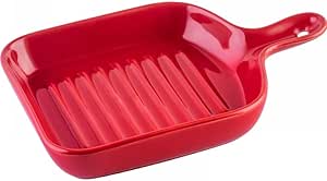 Amazon.com: Alizonica Ceramic Single Handle Baking Tray Creative ...