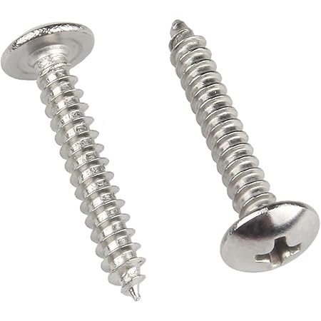 No.8 x 1 1/4" (4 x 30) A2 Stainless Steel Pozi Pan Head Wood Screws ...