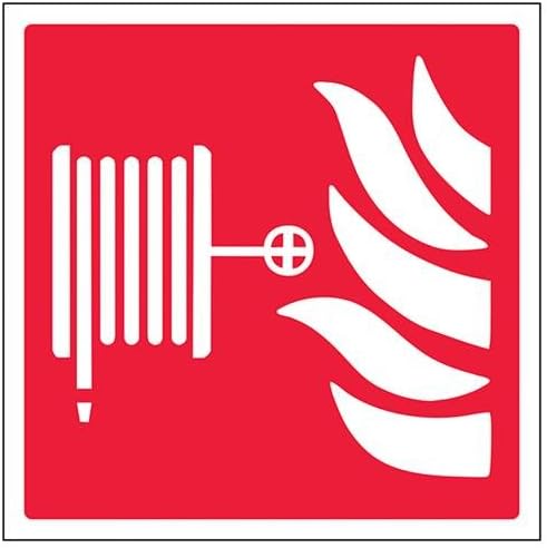 VSafety Hose Reel Logo Sign – Square – 200mm x 200mm – 1mm Rigid ...