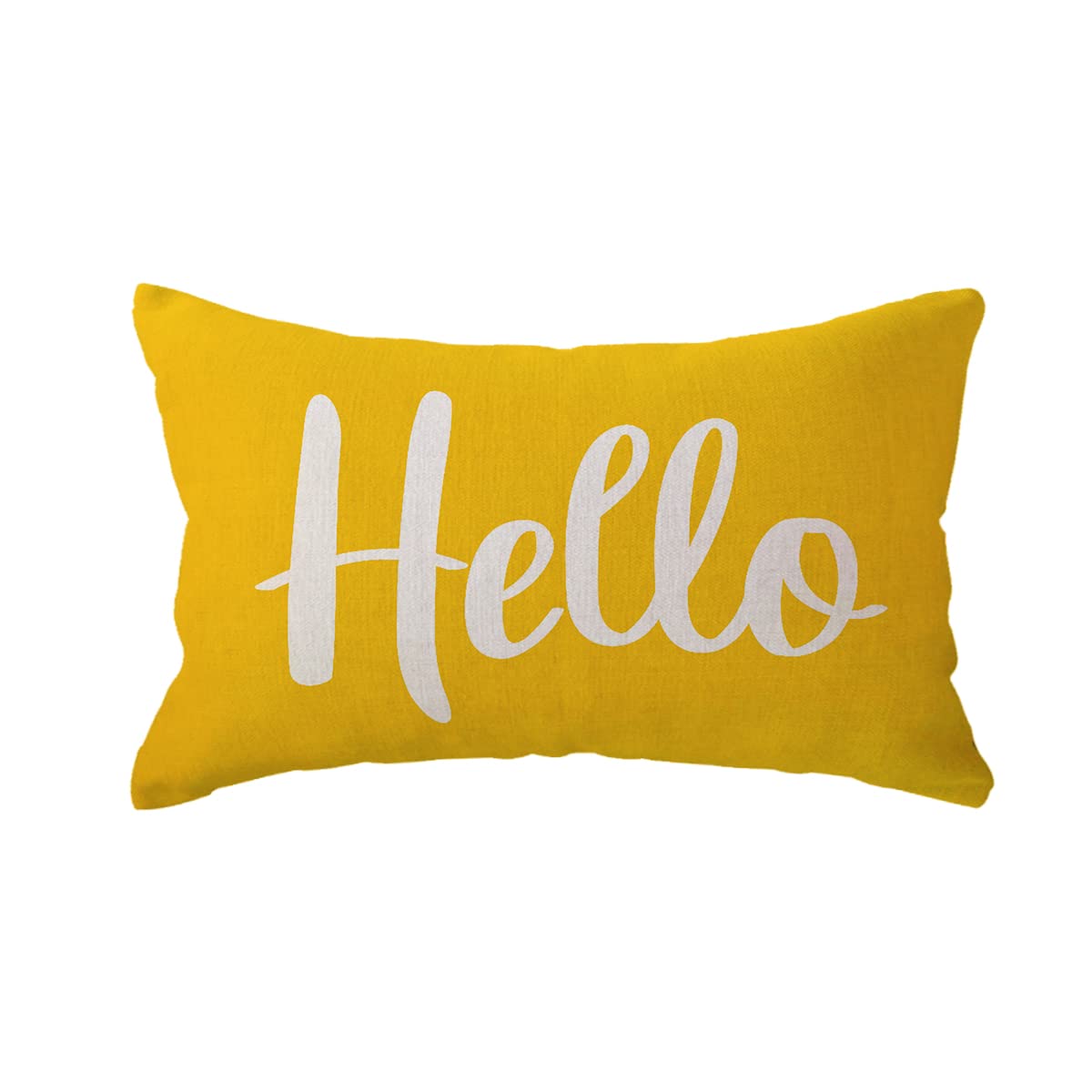 Amazon.com: ULOVE LOVE YOURSELF Hello Lumbar Throw Pillow Covers ...