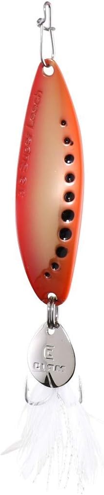 Amazon.com : Super Leech Flutter Spoon, Size 4, 1/2oz, Rusty Craw ...