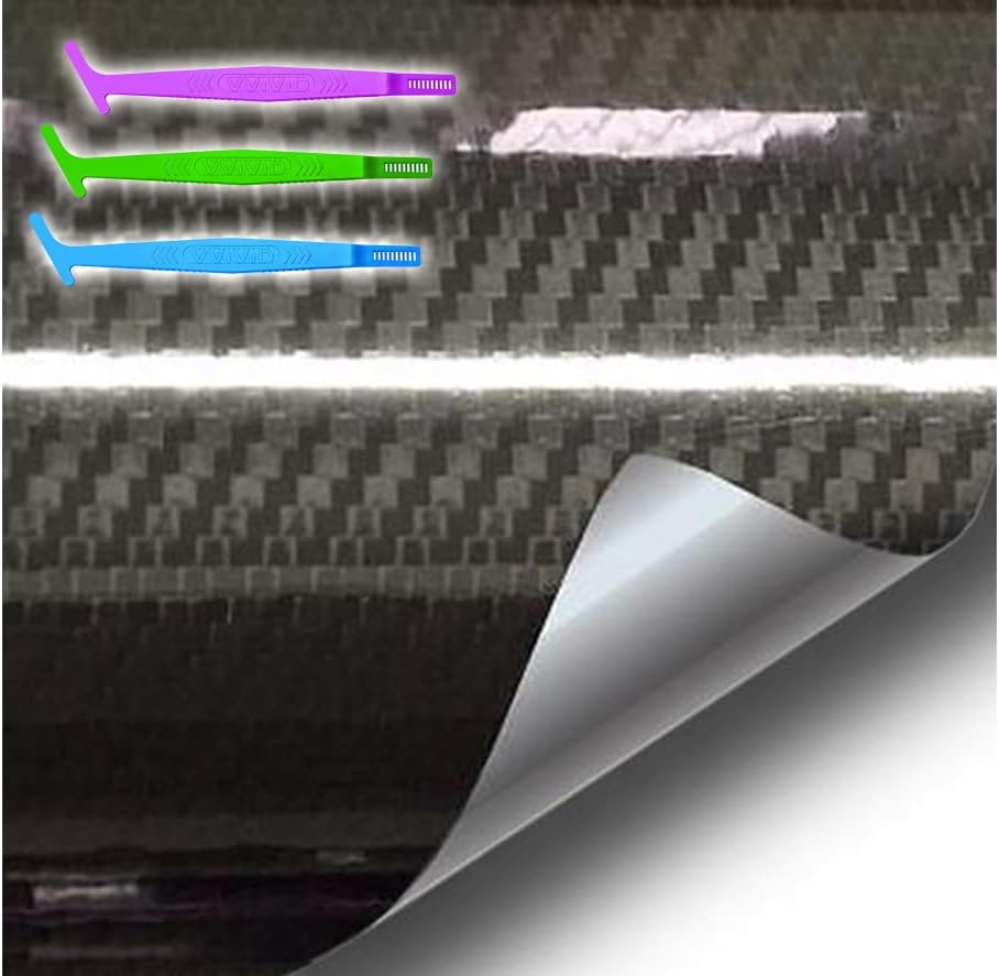 Amazon.com: VViViD Epoxy High Gloss Carbon Fiber Black Automotive ...