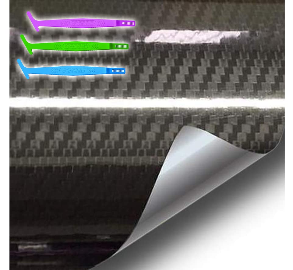 Amazon.com: VViViD Epoxy High Gloss Carbon Fiber Black Automotive ...