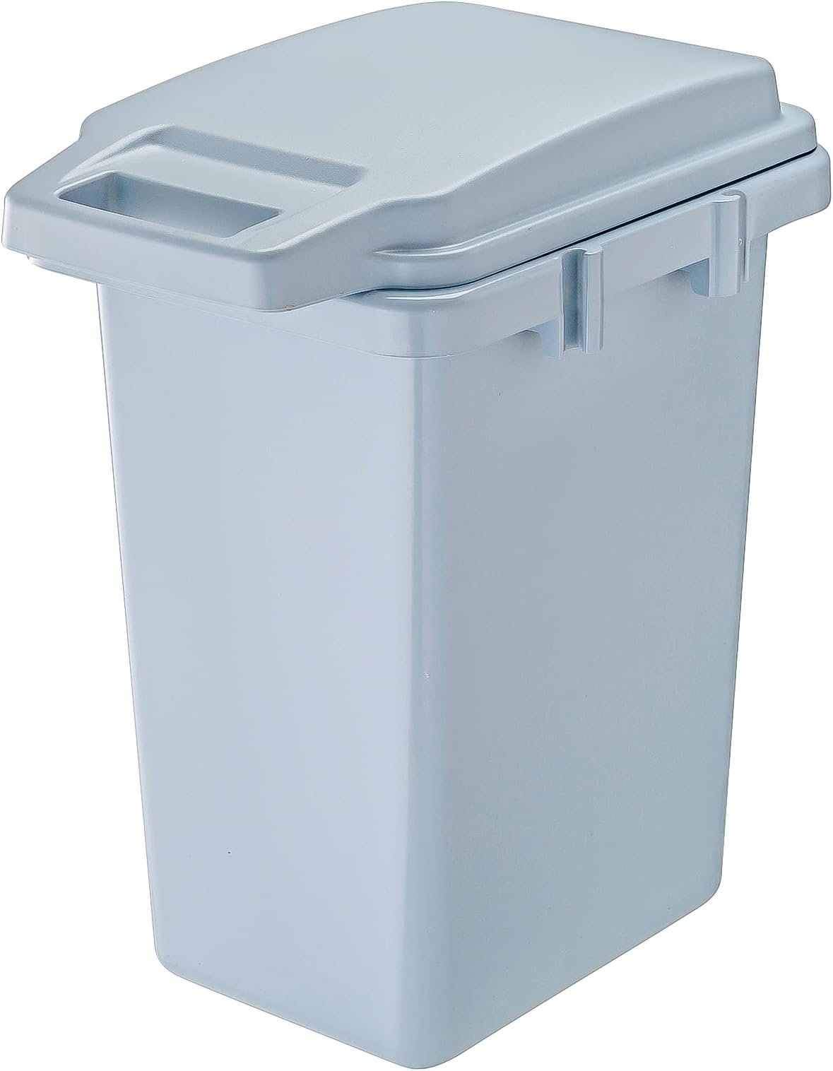 Amazon｜【ザッカLab.オリジナルセット】リス ごみ箱 ベルク 角ペール 45D 本体+フタセット 47L ブルー GBEC255 ｜ ふた付き ポリバケツ ペール 分別 屋外 45L ...
