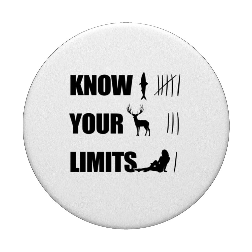 Meme Know Your Limitations KNOW YOUR LIMITS Funny Fishing Hunting