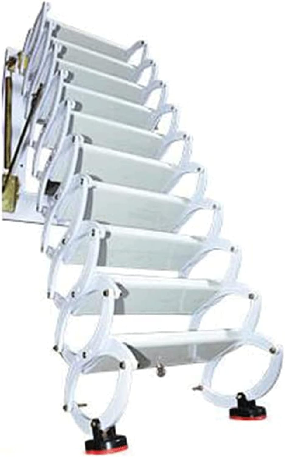 attic Ladder Wall Mount Loft Ladder Ceiling Folding Ladder Titanium ...