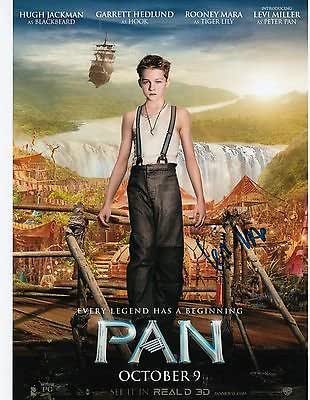 Levi Miller signed autographed Pan 8x10 photo Peter Pan movie w/coa #3 ...