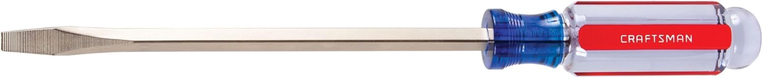 CRAFTSMAN Screwdriver, 5/16 in x 8 in Slotted, Acetate Handle ...