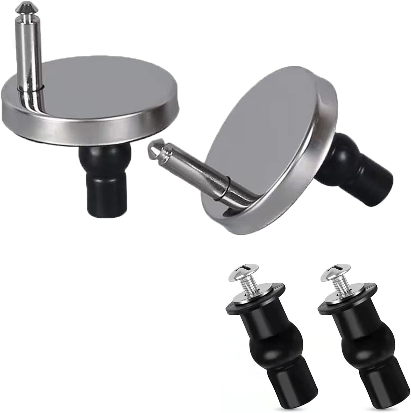 Quick Release Toilet Seat Fixings, AncableTop Universal Toilet Seat ...