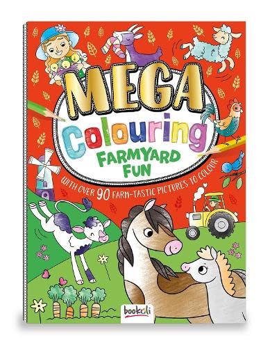 Mega Colouring Farmyard Fun : Bookoli: Amazon.in: Toys & Games