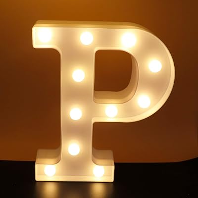 Colorful LED Marquee Letter Lights Light Up 16 Colors Changing Letter ...