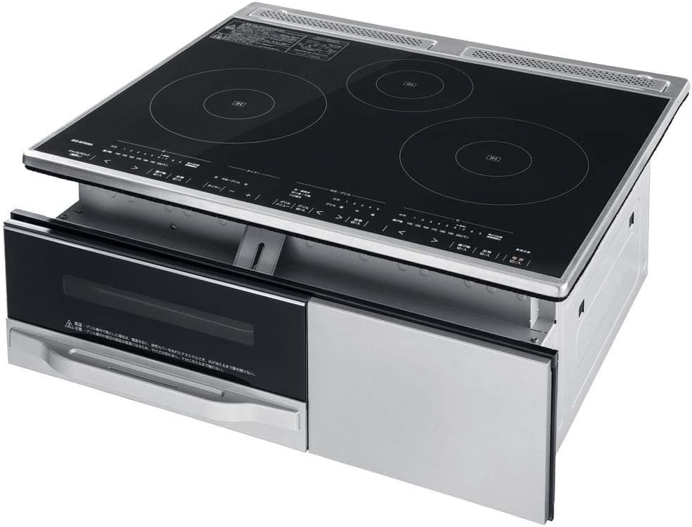 Amazon.co.jp: Iris Ohyama IHC-B3201-B IHC-B3201-B 3 Openings, Built-In ...