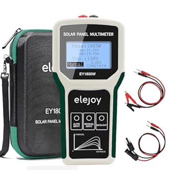 Amazon.com: 1800W Solar Panel Tester MPPT Photovoltaic Panel Multimeter ...